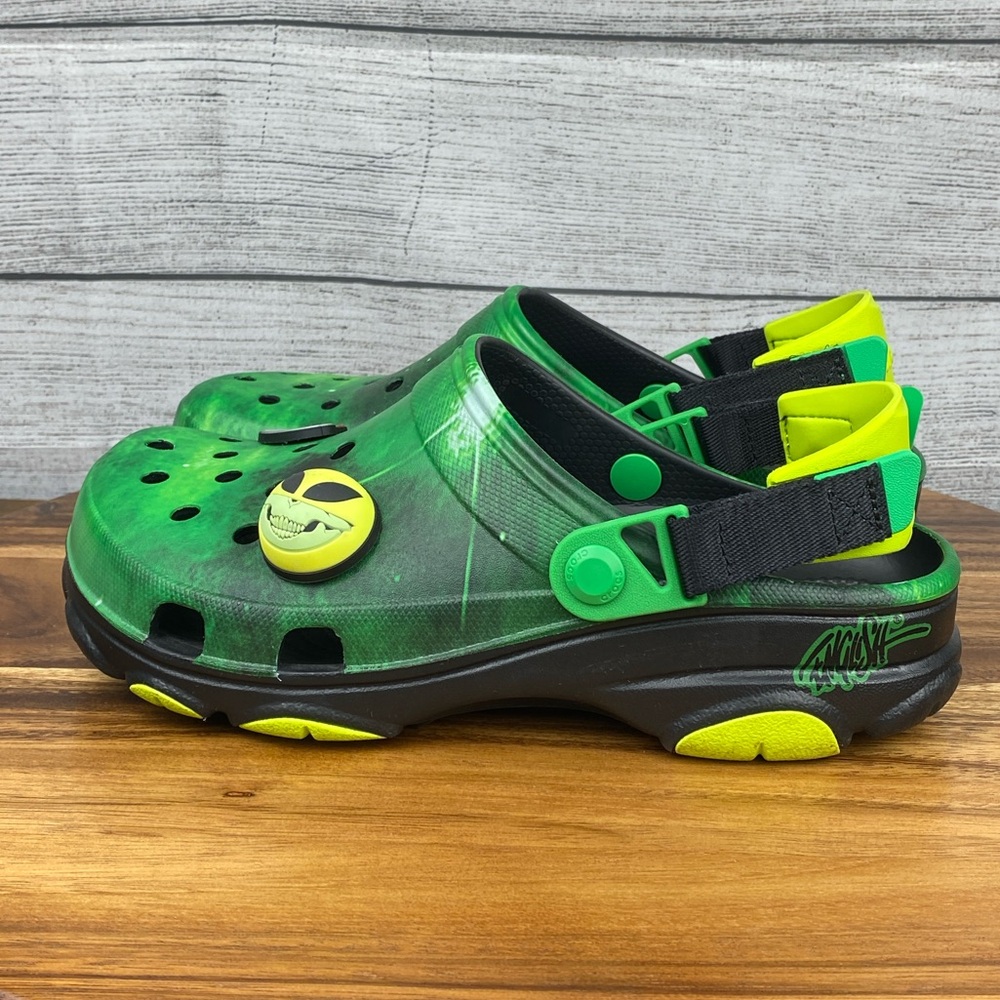 Crocs X Ron English All-Terrain Clog Area 54 Green Ga… - Gem
